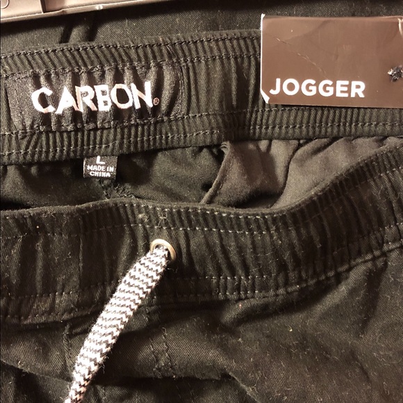 Carbon | Pants | Carbon Black Joggers | Poshmark